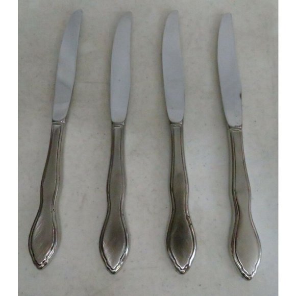 Oneida | Dining | Oneida Stainless Flatware Twilight 4 Dinner Knives ...